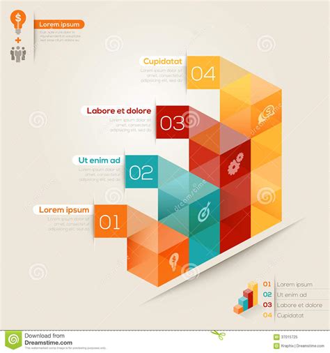 3d Isometric Box Shape Outline Small Cube In A Big Cube Abstract Dimensional Box Object