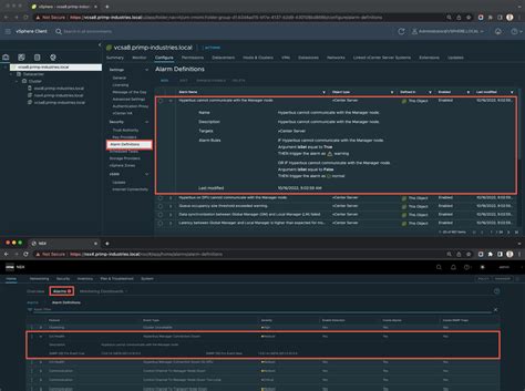 Nsx Alarms In Vcenter Server Using Vsphere Events In Vsphere 8