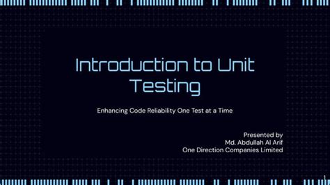 Presentation On Unit Test With Python And Pytest Pdf