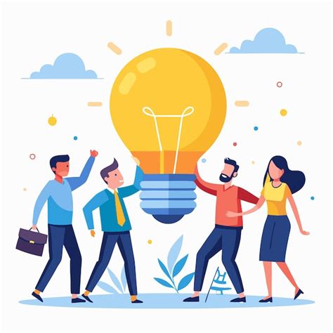 Teamwork And Collaboration Unlocking Innovation And Success Together Premium Ai Generated Vector