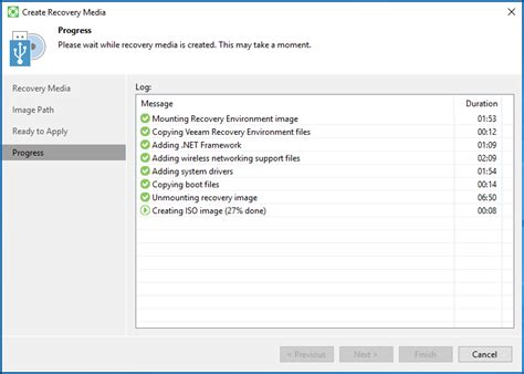 Создание резервной копии Windows в Veeam Agent For Microsoft Windows Free