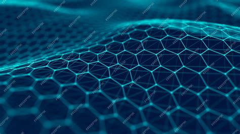 Premium Photo Abstract Polygonal Background With Connecting Dots And Lines Connection