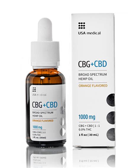 Cbg Oil 1000 Mg Low Strength 30 Ml