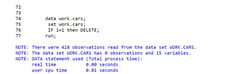 Drop Vs Delete In Sas Learn Sas Code