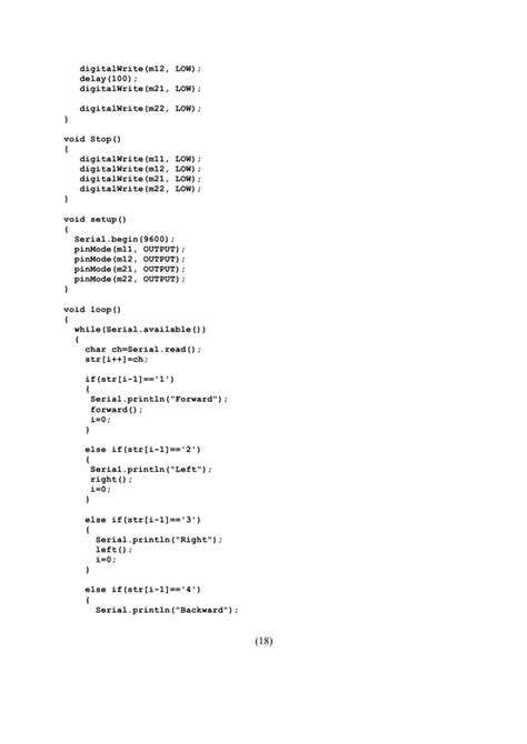 Bluetooth Controlled Robot Project Report Docx