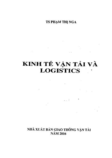 Giáo Trình Giao Nhận Vận Tải Quốc Tế Ts Ngô Thị Hải Xuân 907325 GiÁo TrÌnh Giao NhẬn VẬn TẢi