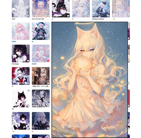 Github Nightlancer Pixivpreview Showing An Enlarged Preview Of Arts Manga Highlighting