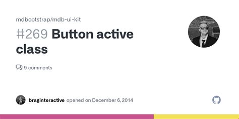 Button Active Class · Issue 269 · Mdbootstrapmdb Ui Kit · Github