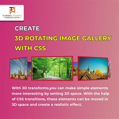 How To Create 3d Rotating Image Tutorials Website