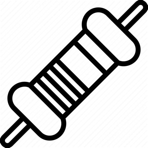 Resistor Electrical Circuit Component Icon Download On Iconfinder