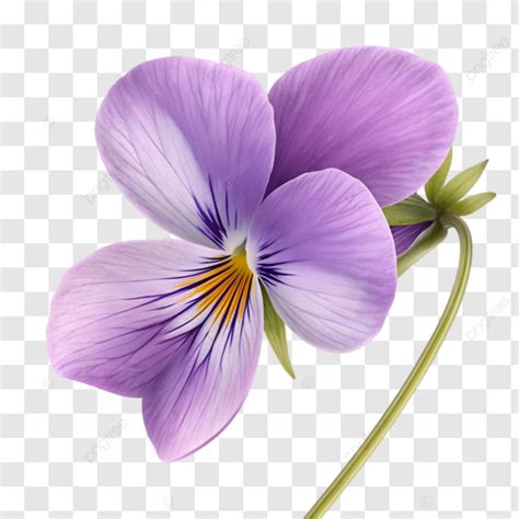 보라색 3d 렌더링된 꽃은 선명한 보라색 꽃잎과 현실적인 세부 정보를 사용하여 흰색 배경에 아름답게 격리되어 있습니다 제비꽃 꽃 3d Png 일러스트 및 이미지 에