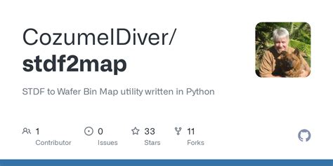 Github Cozumeldiverstdf2map Stdf To Wafer Bin Map Utility Written In Python