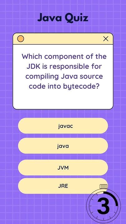 Ultimate Java Quiz Test Your Knowledge On Jdk Jvm Jre And More Shorts Javaquiz Youtube
