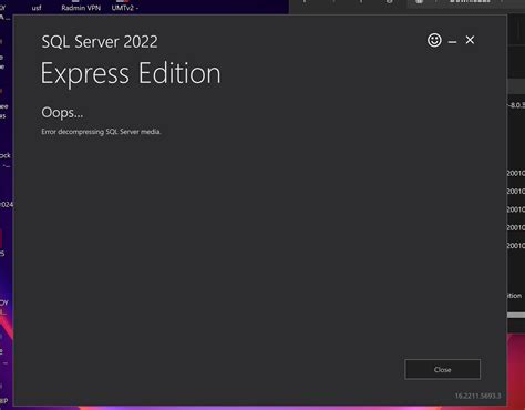 Error Microsoft Sql Server Management Studio Oopserror