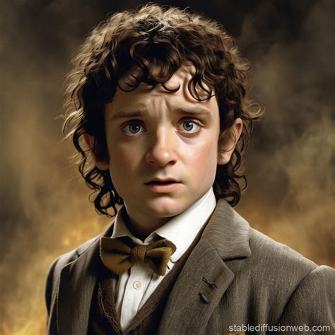 Frodo Baggins In Formal Attire Stable Diffusion Online