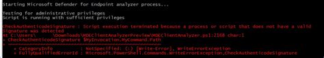 Run The Client Analyzer On Windows Microsoft Defender For Endpoint
