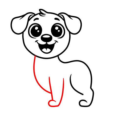How To Draw Cartoon Dog