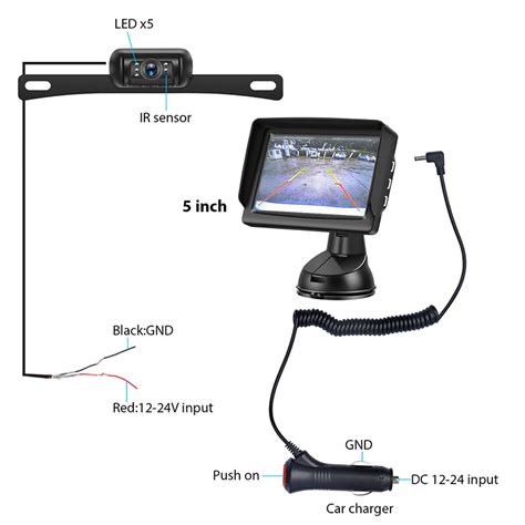 5 Inch Wireless Backup Camera Monitor Kit With Digital Signal Supplier And Manufacturer China
