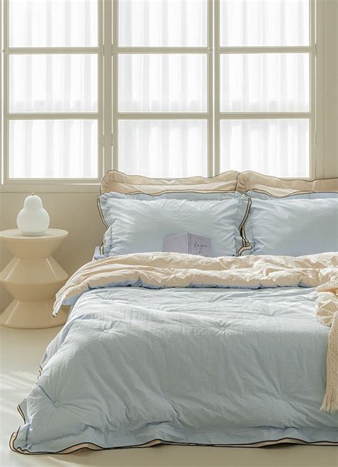 [상세페이지]소보루 2color 바스락 Asmr 고밀도 호텔식 점프 차렵이불and베개세트 Ss Q K