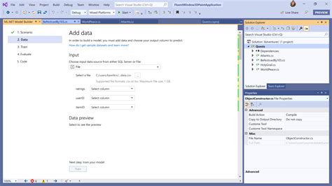 Bugs For Text Scenarios Data Screen Fixed · Issue 338 · Dotnetmachinelearning