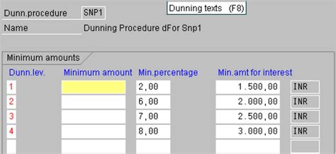 Dunning Configuration And Processing Manuual Pdf Book In Sap Fico