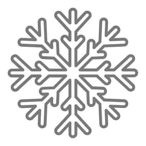 Premium Vector Snowflake Icon