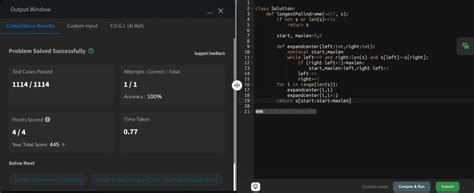 Gfg160 Geekstreak2024 Dynamicprogramming Palindrome Substring Dsa Thabeswar A