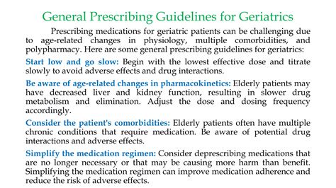 General Prescribing Guidelines Pptx