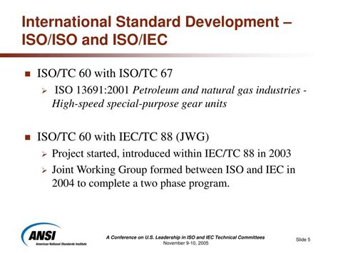 PPT Conference On U S Leadership In ISO And IEC Technical Committees Presented By PowerPoint