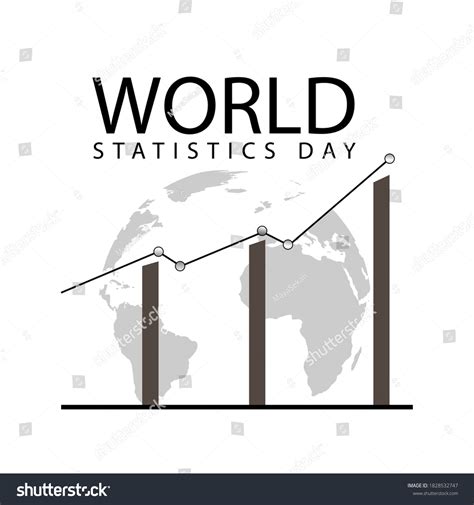 World Statistic Day Illustration World Statistic Stock Vector Royalty Free 1828532747