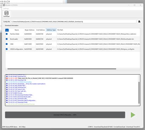 LC29H DA Firmware Config File GNSS Module Quectel Forums