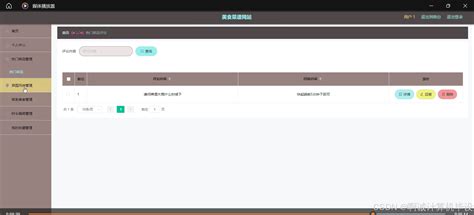 ssm毕设 美食菜谱网站源码 程序 论文 菜谱网站 源码 csdn博客