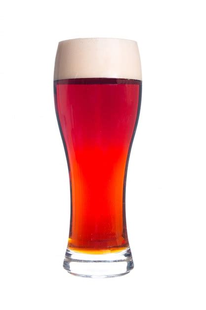 Premium Photo Beer In A Glass Isolated On White Background
