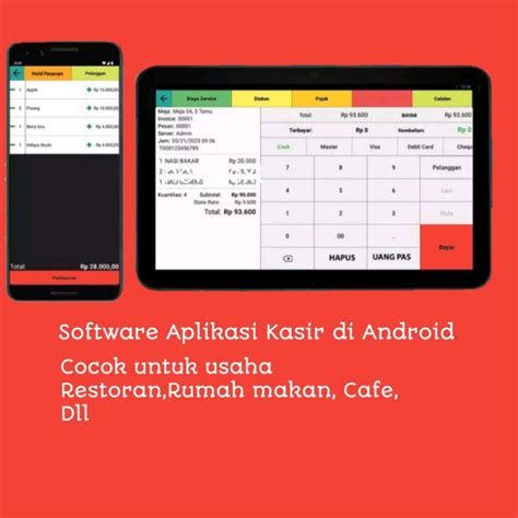 Jual Software Aplikasi Kasir Untuk Usaha Restoran Rumah Makan Cafe Dll Di Android Shopee Indonesia