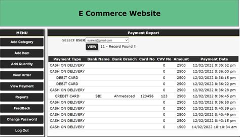 E Commerce Website Project In With Source Code