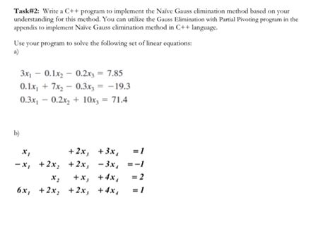 Solved Task2 Write A C Program To Implement The Naïve