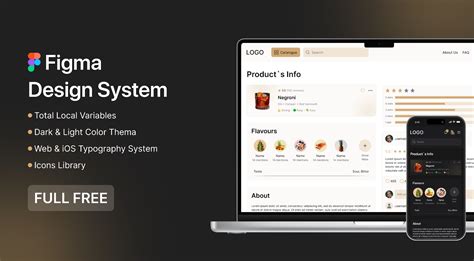 design system ui kit web and ios figma
