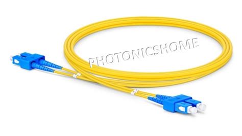 Premium SMF SC UPC To SC UPC Patch Cord Duplex LSZH Mm Jacket