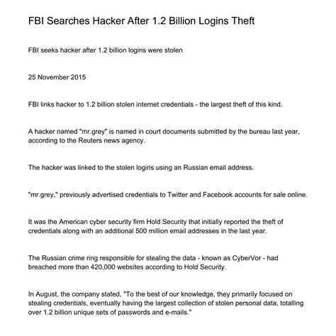 Fbi Seeks Hacker After 12 Billion Logins Were Stolenmfrfjpdfpdf