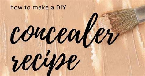 DIY Concealer Recipe Everything Pretty