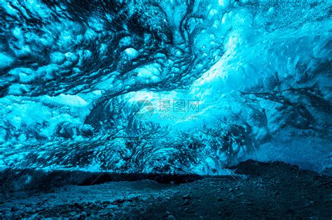 Vatnajokull冰川Jokulsarlon冰岛的冰洞高清图片下载 正版图片300853380 摄图网