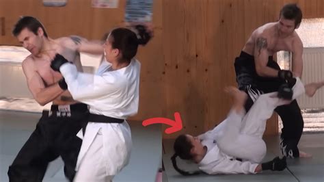 Female Karate Blackbelt Gets Exposed By Untrained Man Youtube