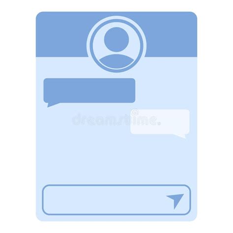 Smartphone Displaying Instant Messaging Application With Chat Bubbles