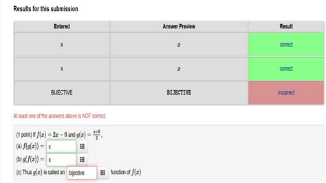 Solved Results For This Submission Entered Answer Preview Chegg
