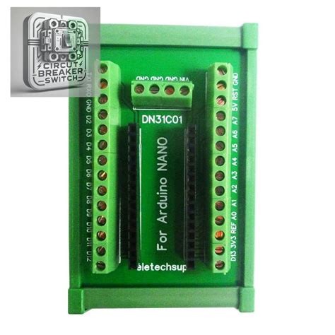 Din Rail Mount Screw Terminal Block Adapter Module For Arduino And Nano