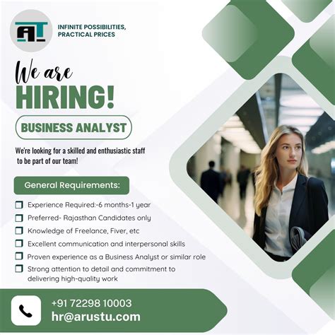 arustu technology on linkedin nowhiring careers businessanalyst webdesigner joinourteam