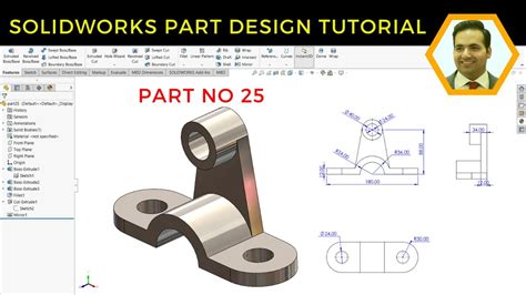 Efficient Part Design In Solidworks Single Sketch Extrusion At Varying