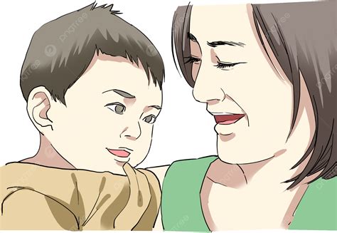 어머니 현실적인 손으로 그린 만화 자신을 포옹 일러스트 어머니의 날 엄마를 안아줘 위대한 모성애 Png 일러스트 및 Psd 이미지 무료 다운로드 Pngtree