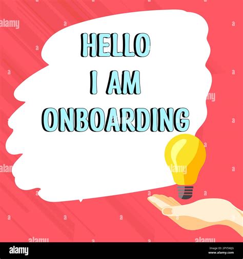 Conceptual Caption Hello I Am Onboarding Business Overview Action