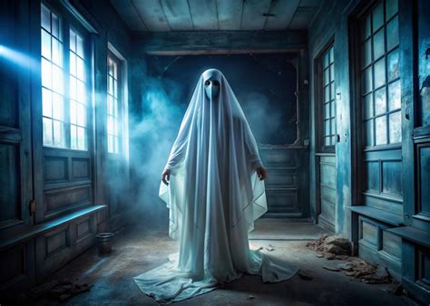 Horror Realistic Ghost In Horror Place Premium Ai Generated Image